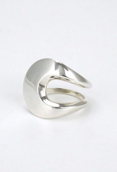 Vintage David Andersen modernist Sterling silver wrap ring 1960s Norway ...